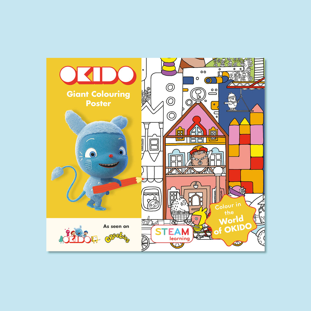 World of OKIDO Giant Colouring Poster – Okido